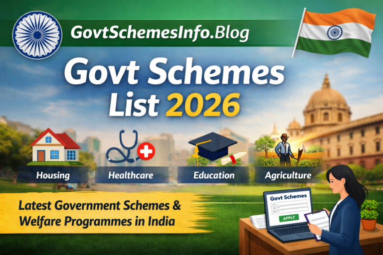 Govt Schemes List 2026: Complete Guide to Government Schemes and ...