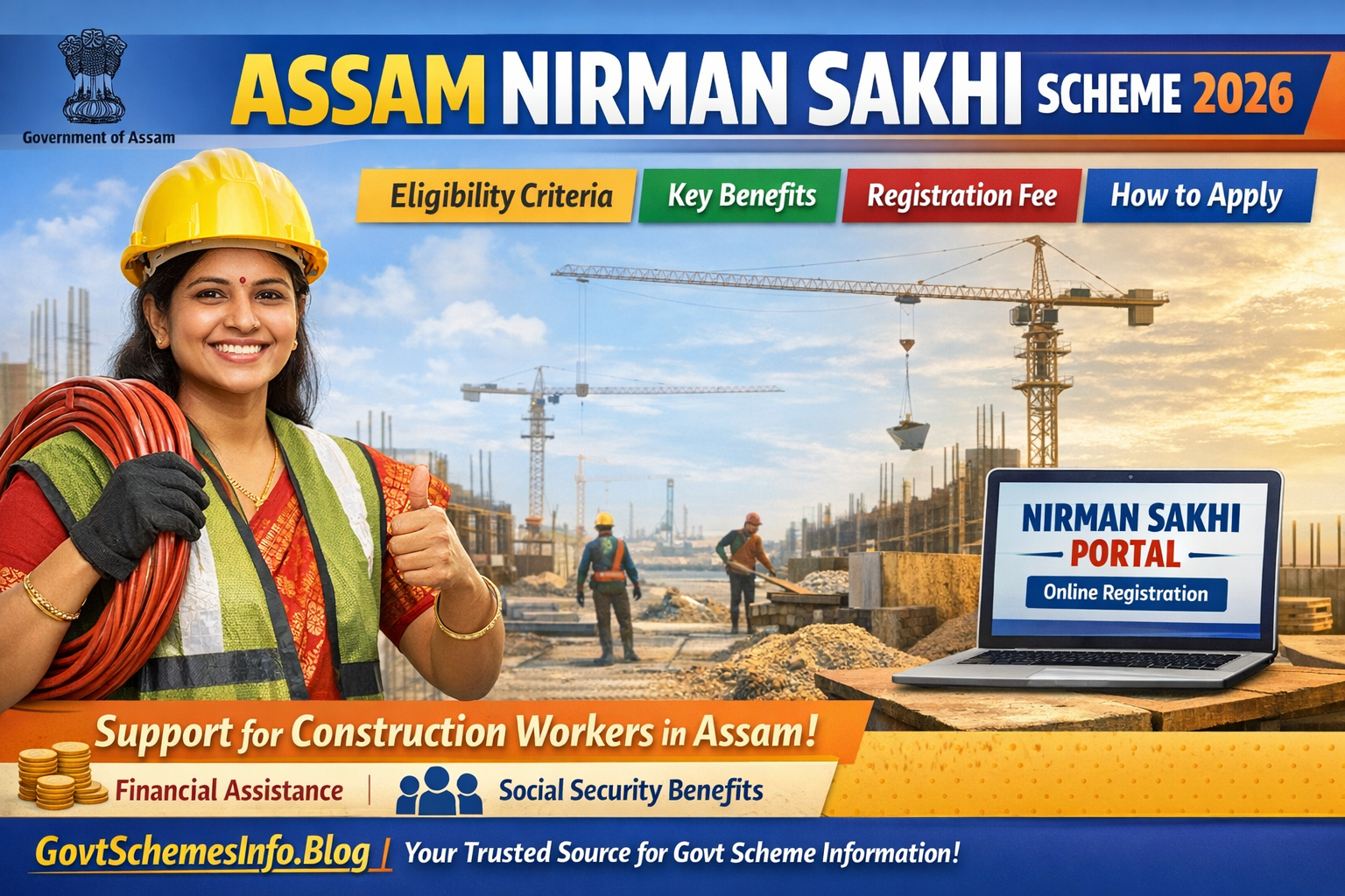 Assam Nirman Sakhi Scheme 2026: Eligibility, Benefits, Registration Fee ...